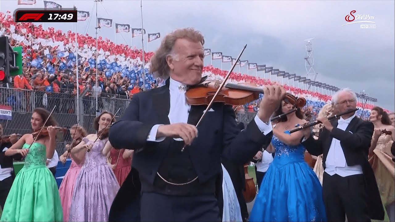National Anthem of The Netherlands performed by André Rieu | F1 2023 ...