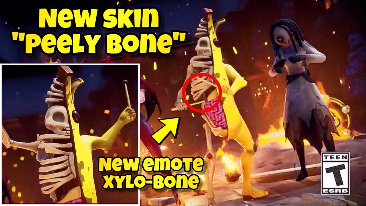 New Peely Bone Skin And Xylo Bone Emote In Fortnite Battle Royale