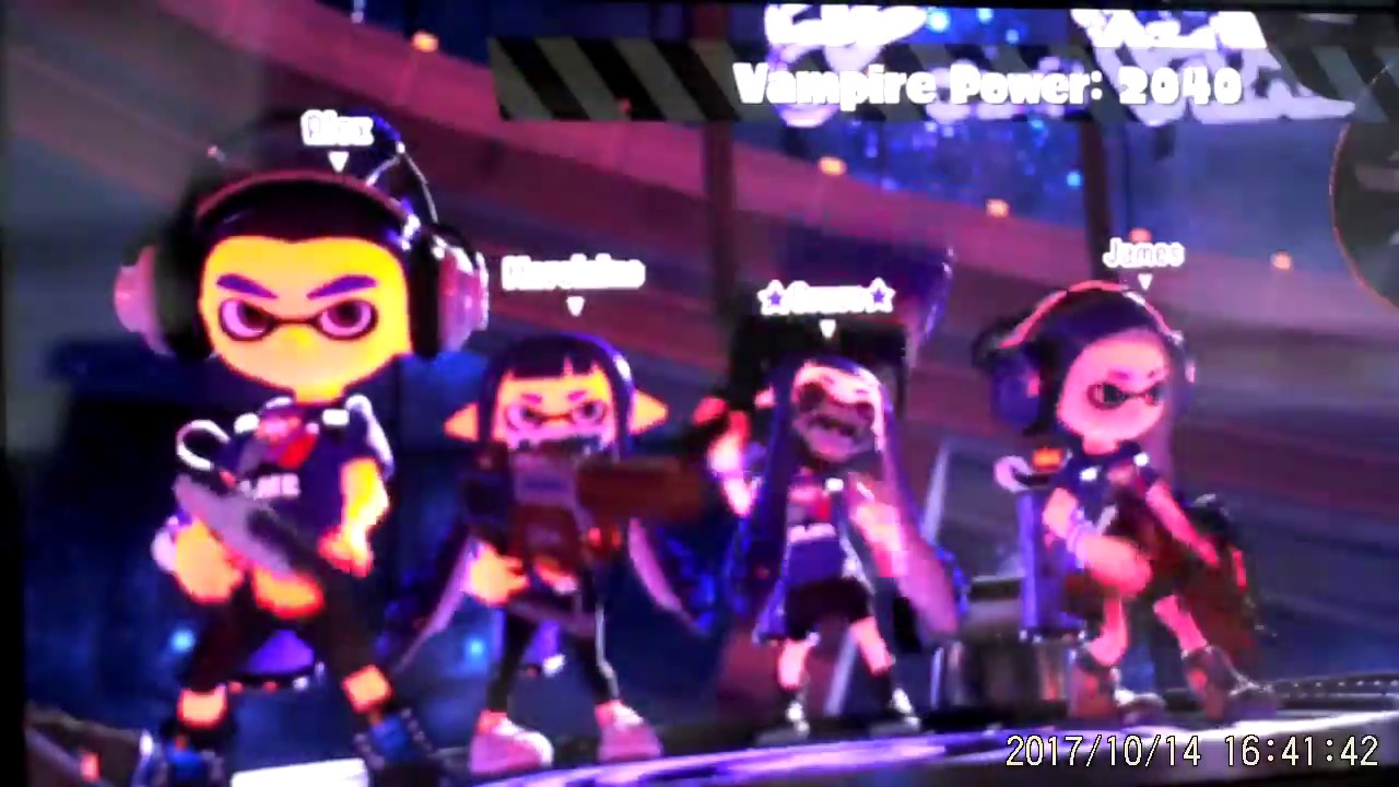 Splatoon 2 Vampire vs Werewolf Gameplay! #3 Hanging out at Champion ...