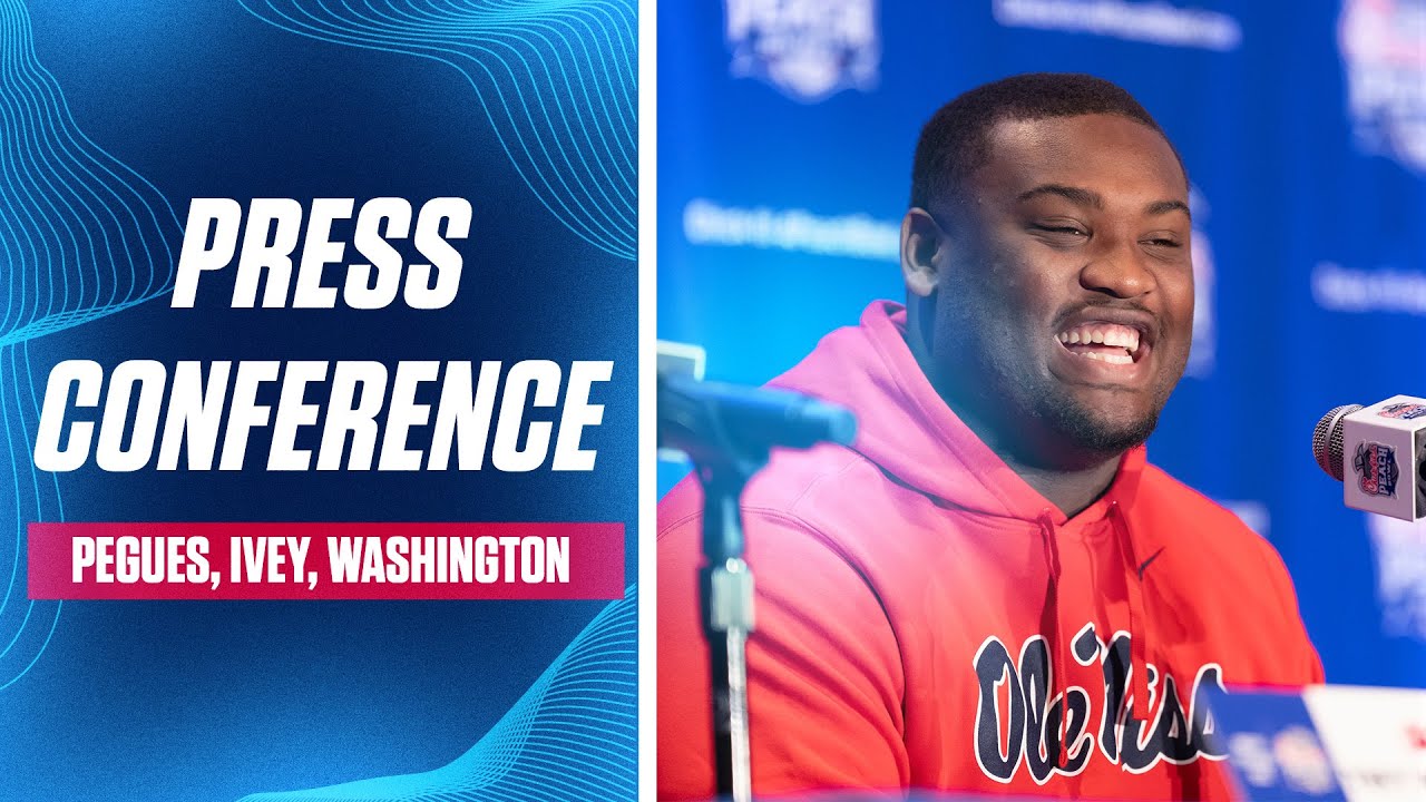 PRESSER | JJ Pegues, Jared Ivey, Trey Washington - Peach Bowl Week (12 ...