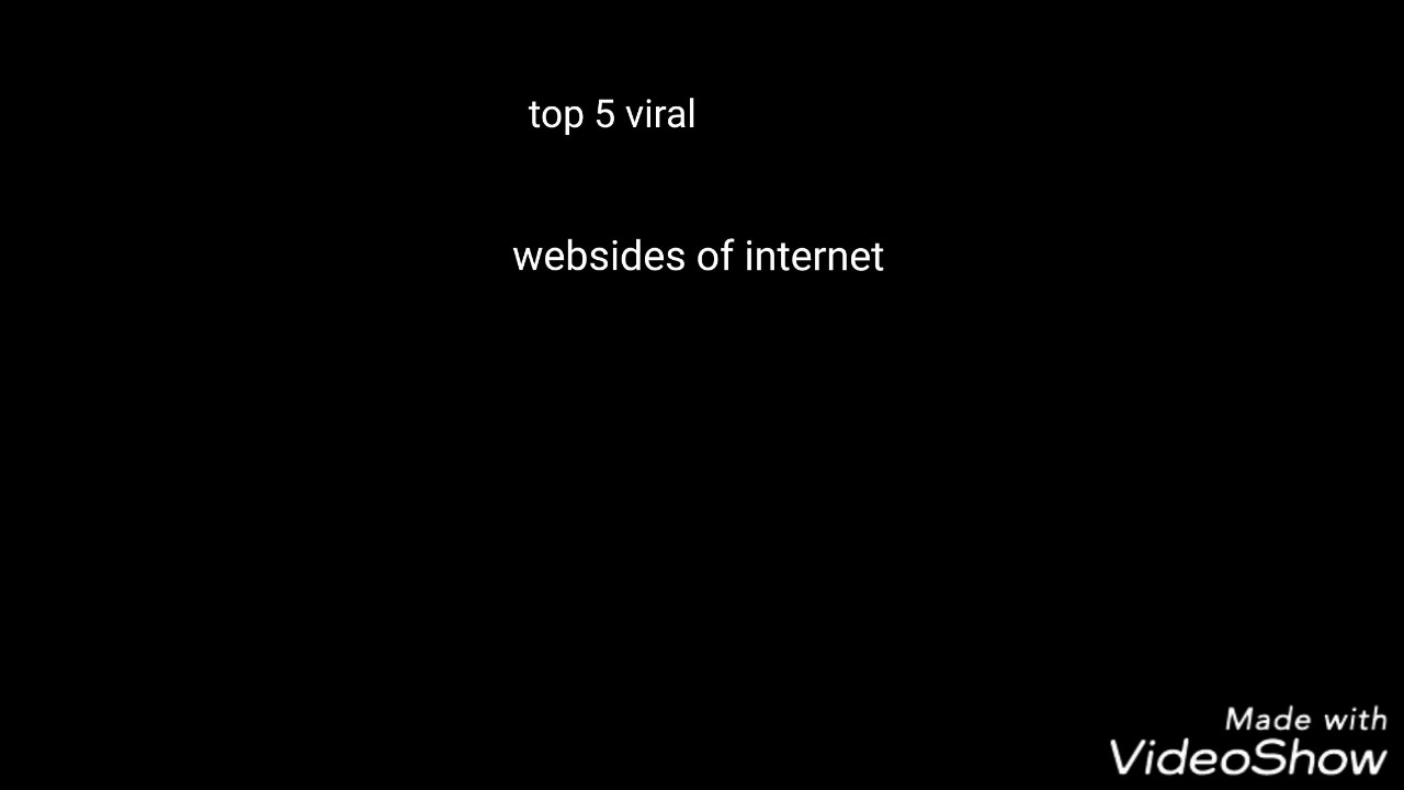 Top 5 viral websites of internet - YouTube