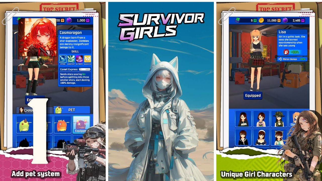 Survivor Girls Gameplay Walkthrough Part 1 (Android, IOS) - YouTube
