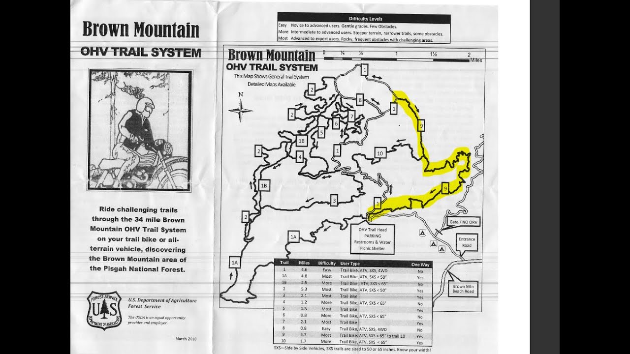 Brown Mountain OHV Trail System - YouTube