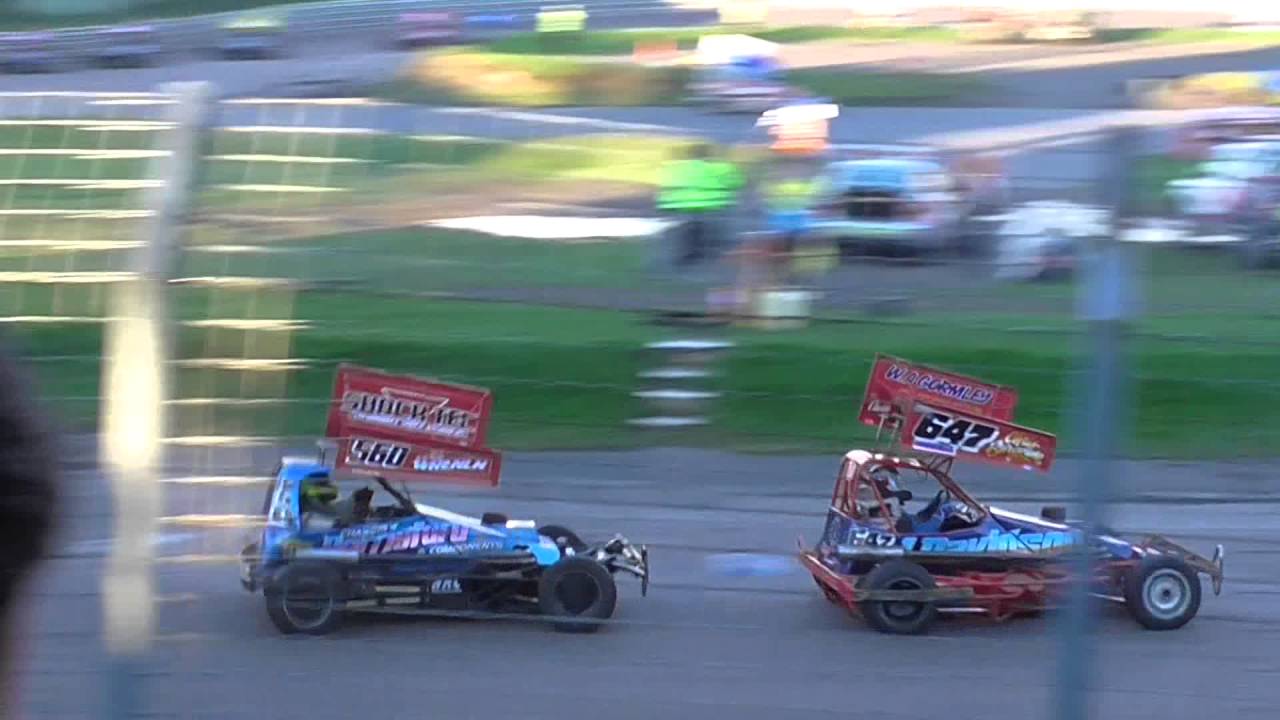 Brisca F2 Stock Car Racing- Birmingham Wheels 16.4.2016 Heat 3 - YouTube