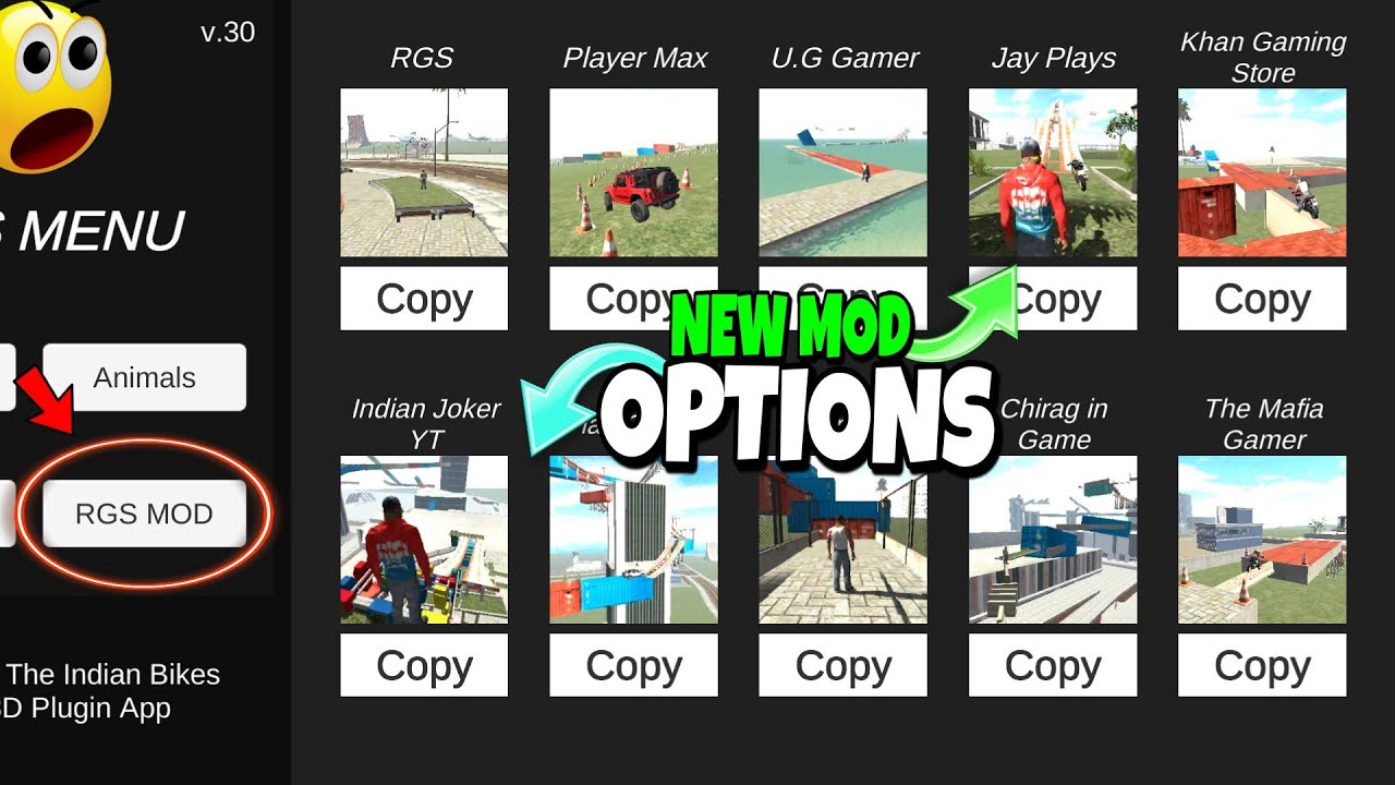 Finally plugin ka update a gya 🤑|| New RGS Mod | indian bike driving 3d ...
