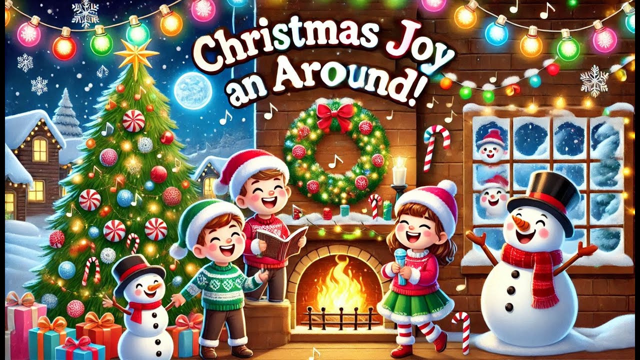 🎄 Christmas Joy All Around | Fun Christmas Song for Kids 🎁 - YouTube