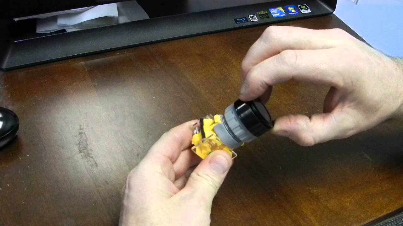 Cut Button Replace 1 for electric paper cutter - YouTube