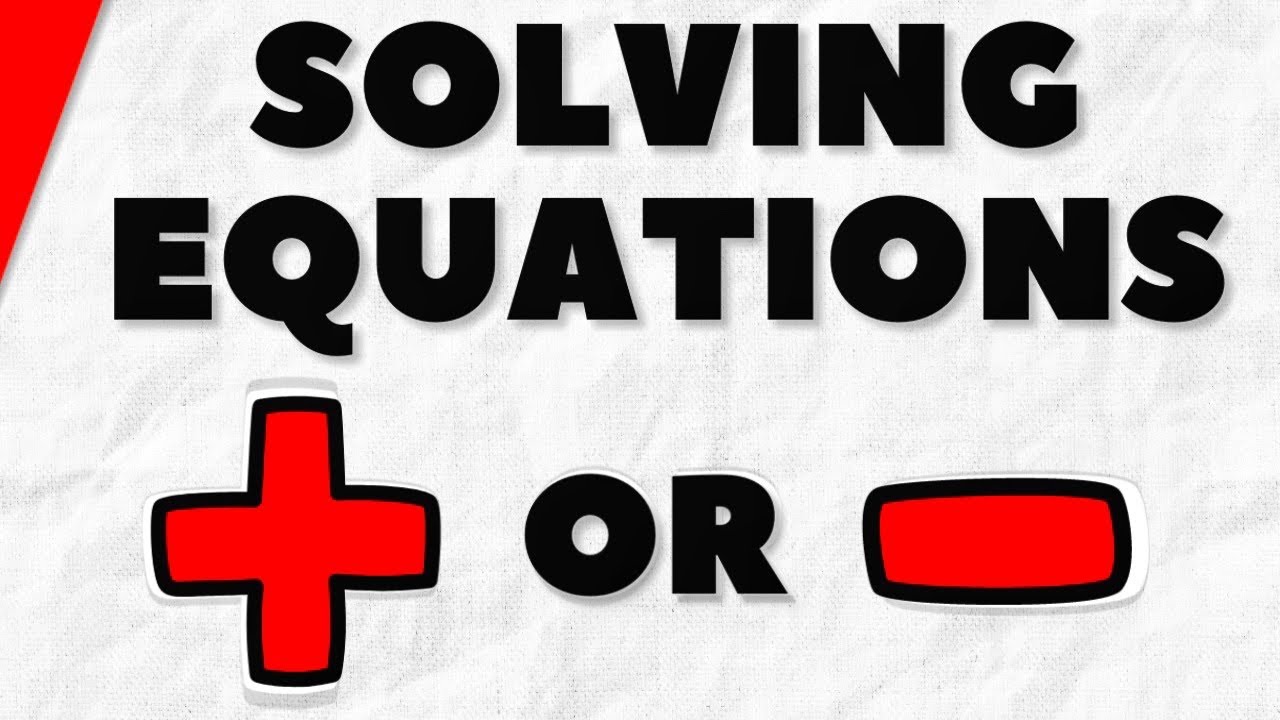 Solving Equations with Addition or Subtraction | Pre-Algebra - YouTube