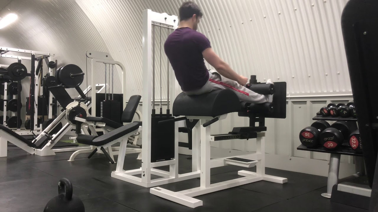 Hyper sit ups - YouTube