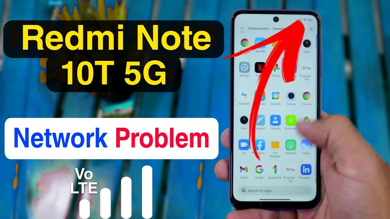How to Fix Redmi Note 10T 5g Network Problem | Redmi Note 10T 5g Sim ...