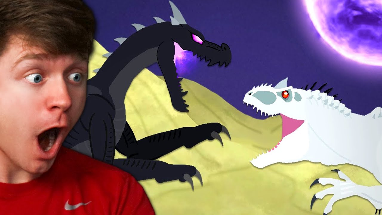 Reacting To Indominus Rex Vs Ender Dragon Youtube