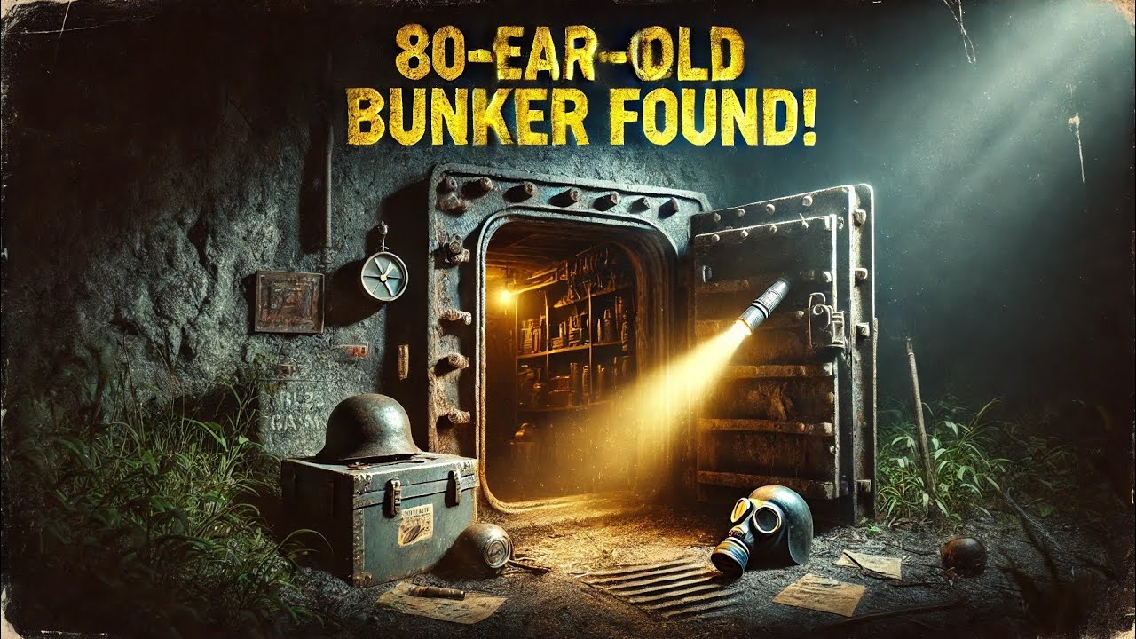 80-Year-Old Bunker Discovered! A Forgotten Relic of War - YouTube