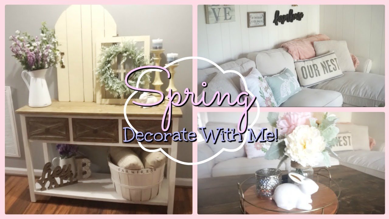 Spring Decorate With Me! - YouTube