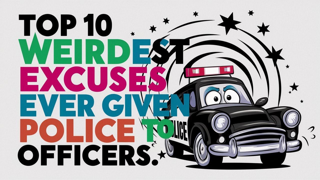 Top 10 Weirdest Excuses Ever Given to Police Officers - YouTube