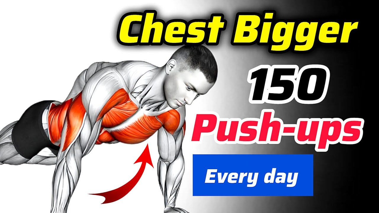 What Happens If You Do 150 PUSH-UPS EVERY DAY? (Bigger Chest & Strength ...