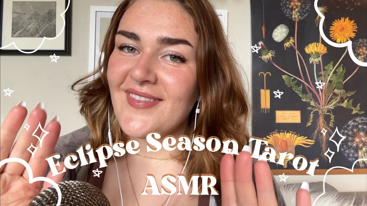 ASMR Eclipse Season Energy & Tarot Reading 🌙🌞🌿 - YouTube
