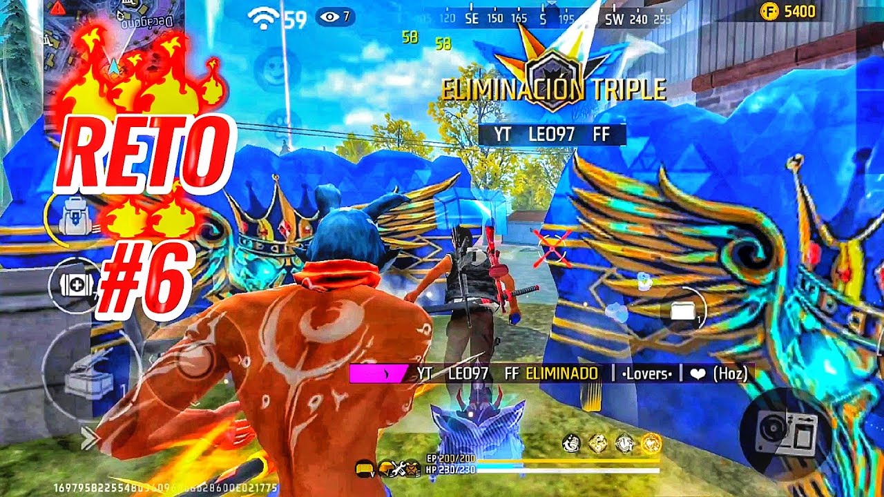 RETO😱GANAR UNA PARTIDA CLASIFICATORIA USANDO SOLO LA HOZ🤯FREE FIRE ...