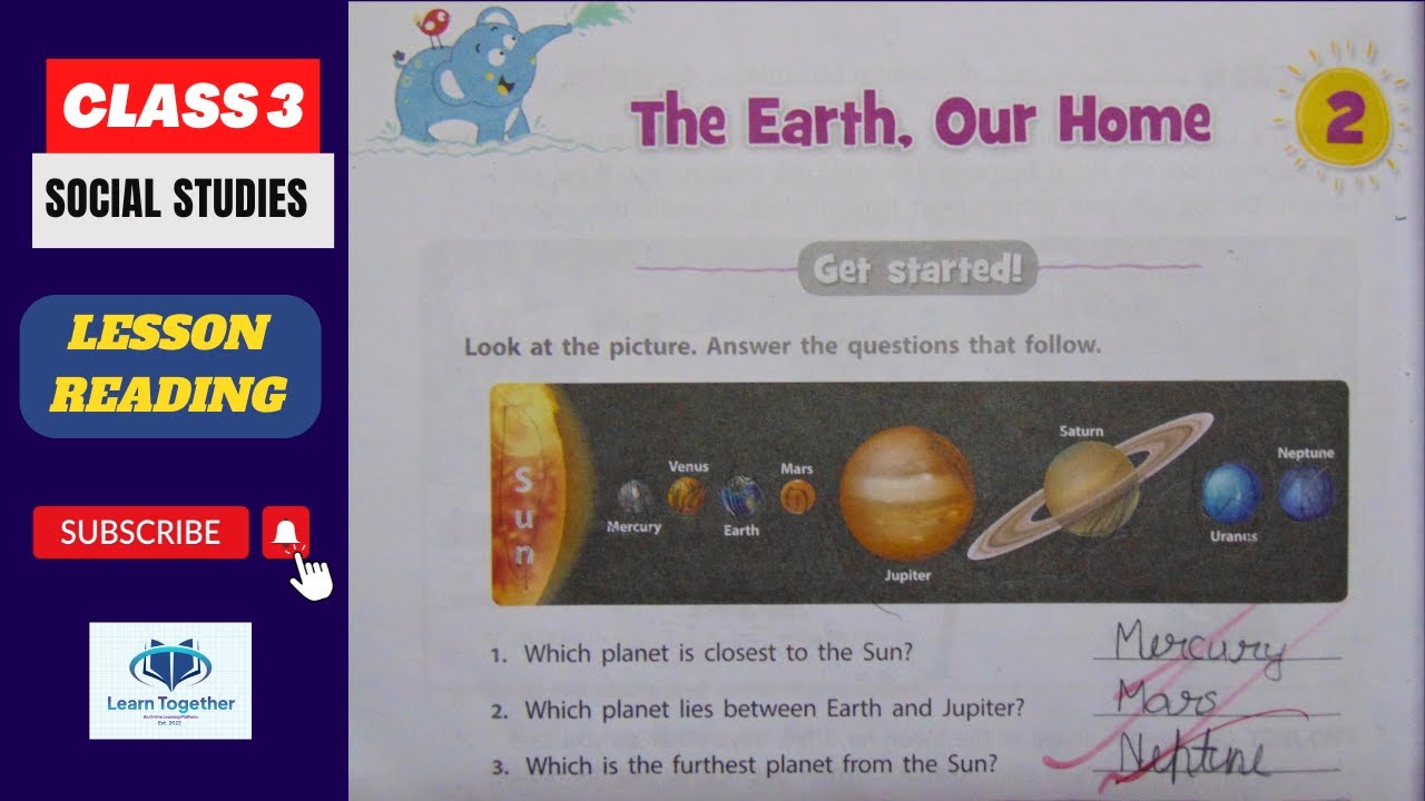 Social Studies || Class 3 || Chapter 2 || The Earth Our Home - YouTube