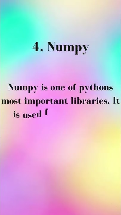 Best Python libraries for machine learning projects | Codersarts - YouTube