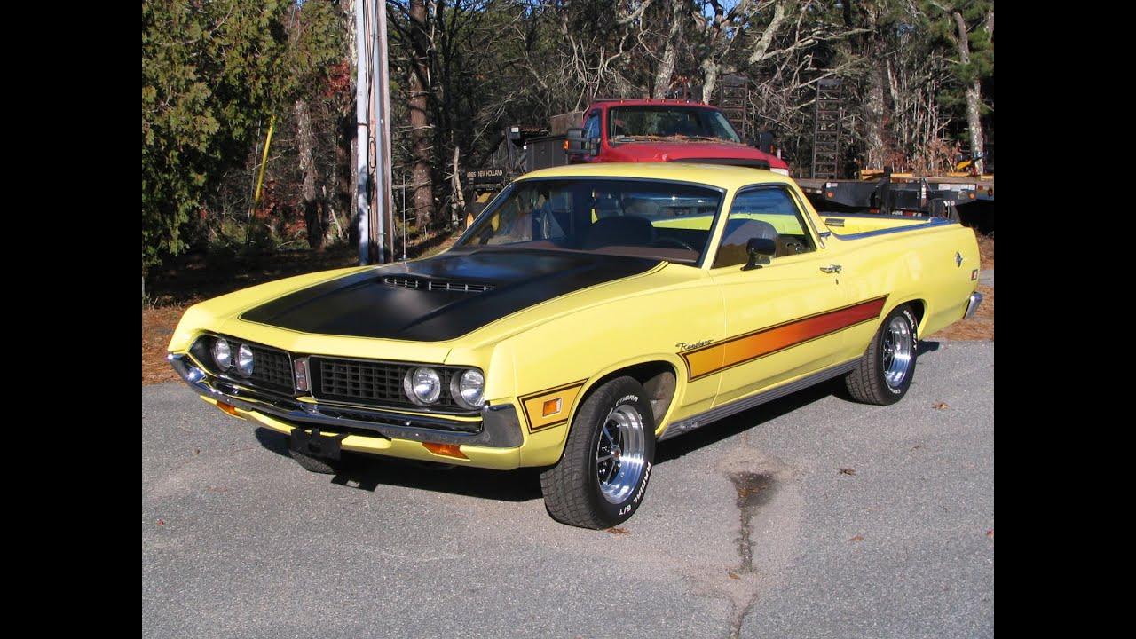 1971 Ford Ranchero GT, 351, auto, buckets, FOR SALE - YouTube