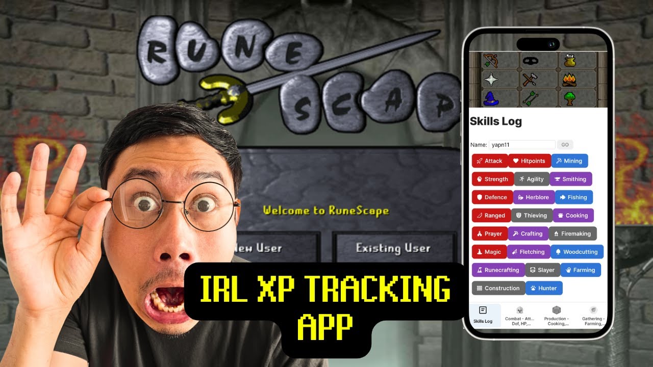 OSRS IRL LOCKED | Mobile App XP Tracking?! - YouTube