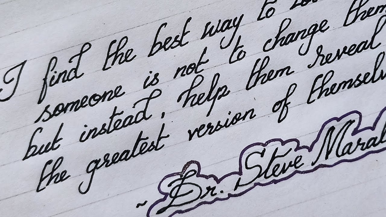 Black gel magic hand writing || Beginners learn to partice handwritten ...