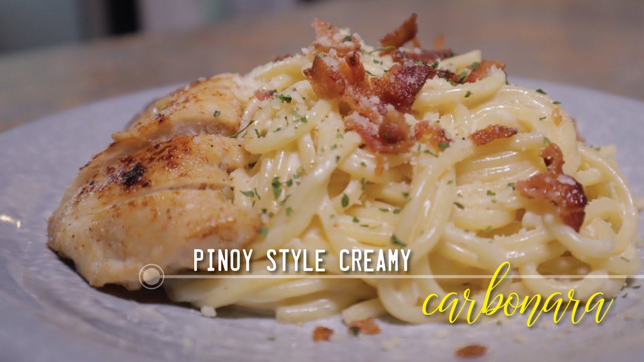Pinoy Style Creamy Carbonara Recipe - YouTube