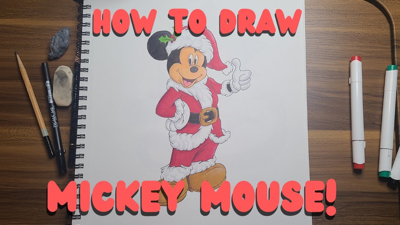 HOW TO DRAW MICKEY MOUSE - IN-DEPTH WALKTHROUGH #disney #mickeymouse # ...
