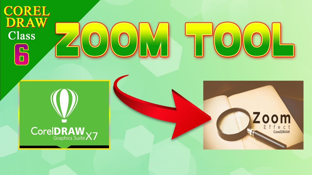 How to Use Zoom Tool in Coraldraw - Class 6 - YouTube