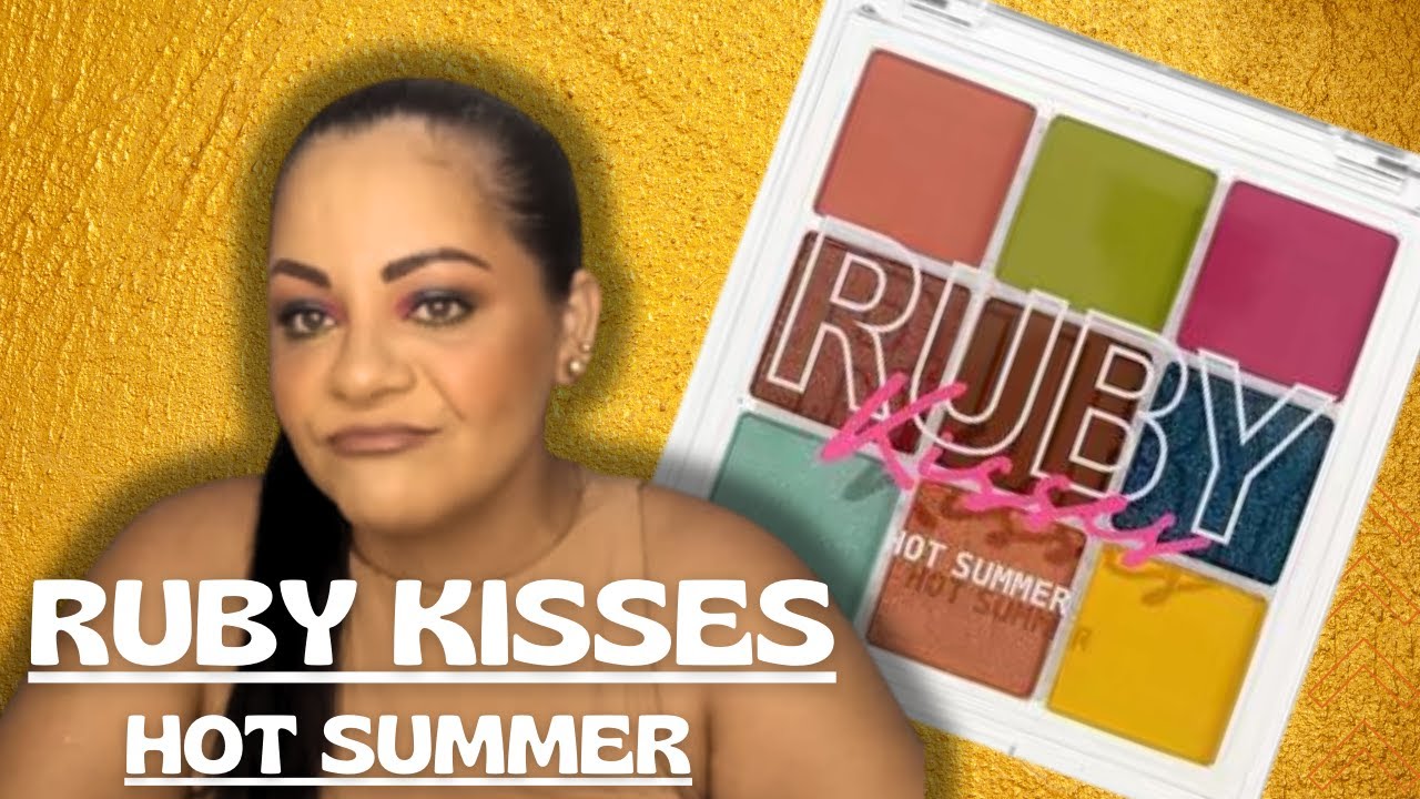 Paleta Hot Summer - Ruby Kisses / Semana das Paletas / vídeo 3# - YouTube