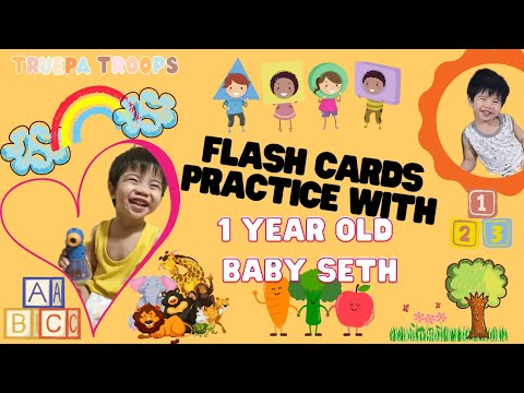 100+ words of 1 Year Old Baby Seth | Truepa Troops Seth | Flash Cards ...