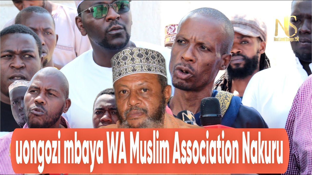 Waislamu wapinga uongozi MMbaya WA Muslim Association Nakuru - YouTube