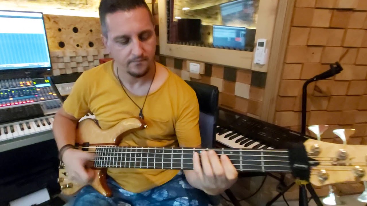 Arsim Stafai - CORT A5 Custom 20-th aniversary, recording Bass lines 1 ...