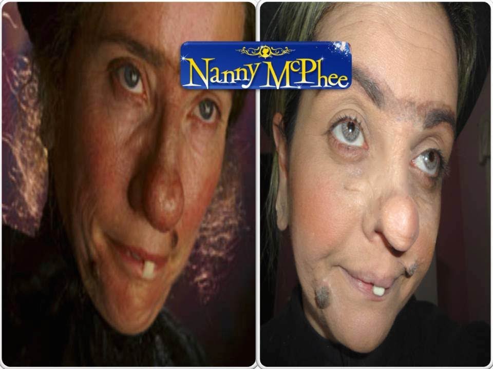 MAQUIAGEM DA NANNY MC PHEE - MAQUIAGEM ARTÍSTICA - YouTube