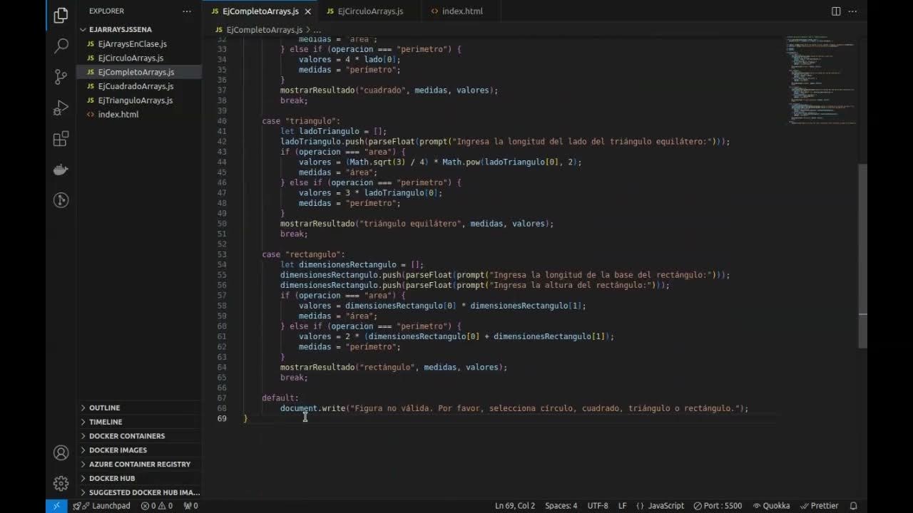 Aplicando funciones y estructuras de almacenamiento. Arrays y condicionales con lenguaje ...