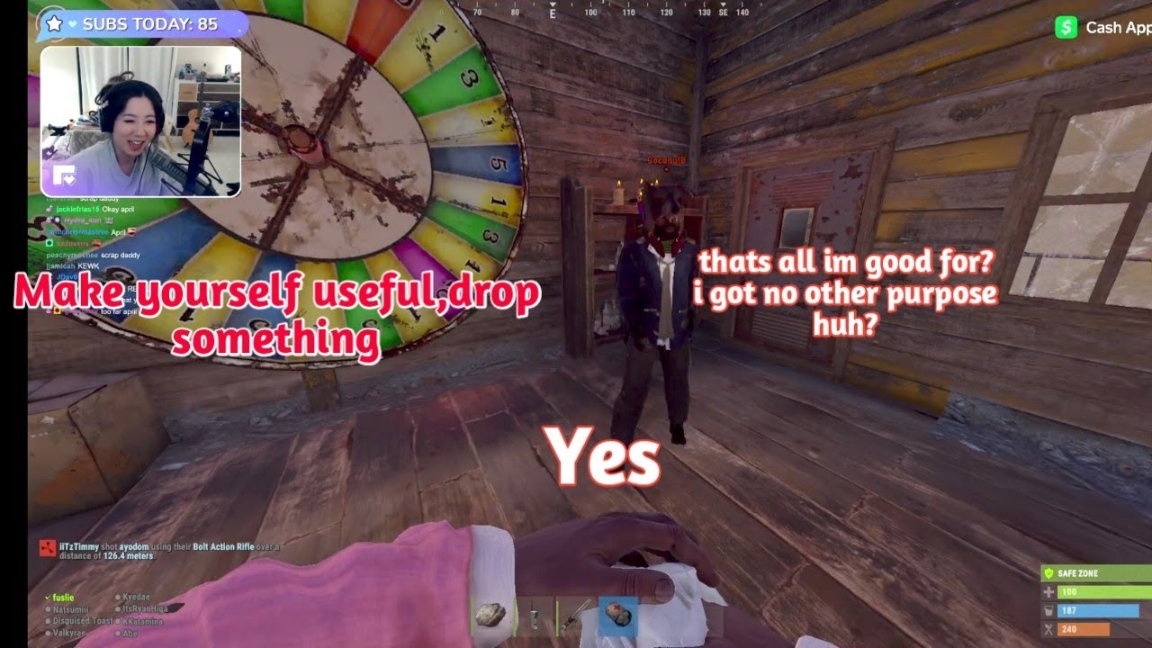 April Fooze Takes over Fuslie (Leslie) | Rust/OTV Server - YouTube