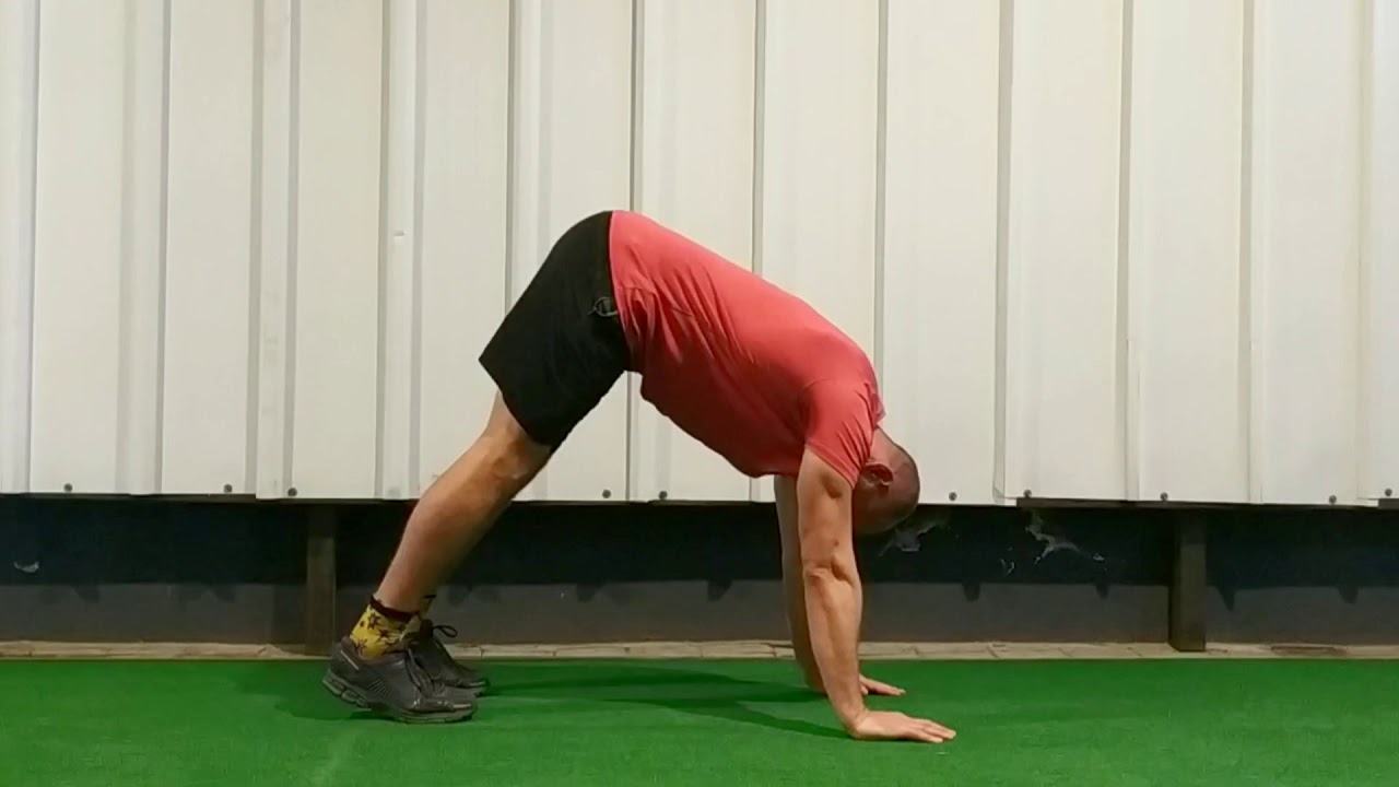 Pike push ups exercise - YouTube