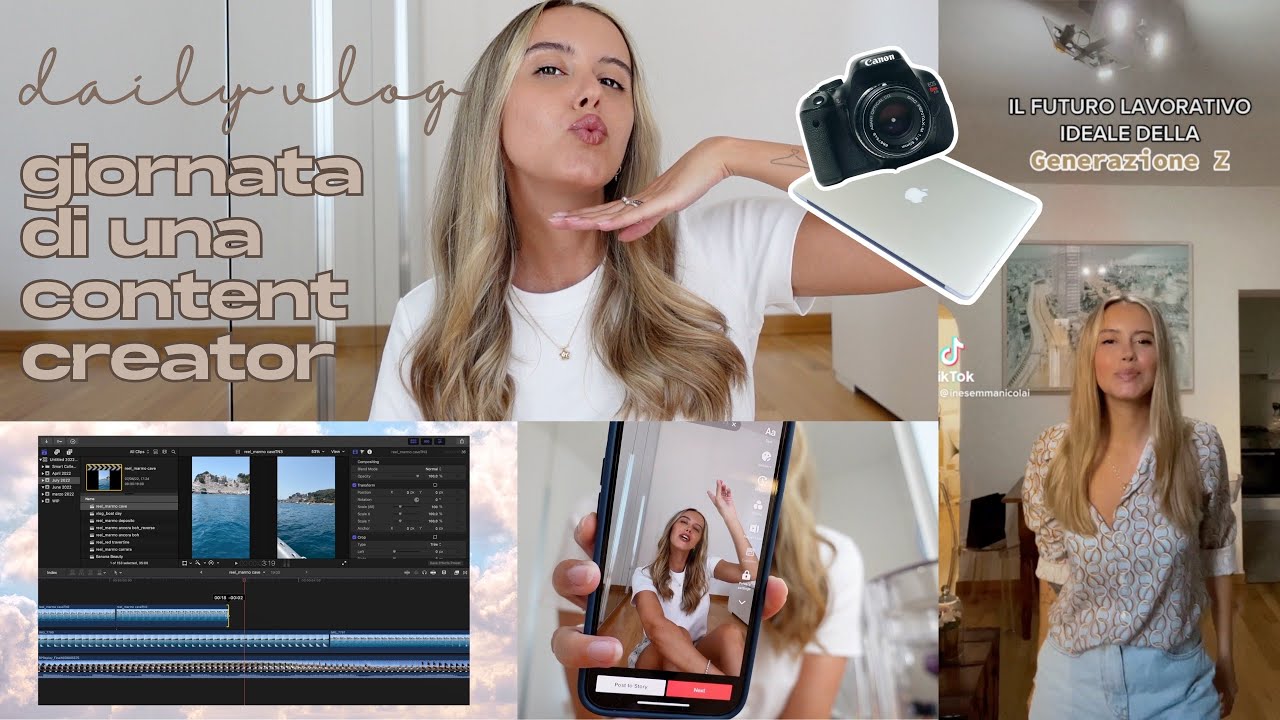 Come organizzo il mio lavoro da CONTENT CREATOR | TikTok, Instagram ...