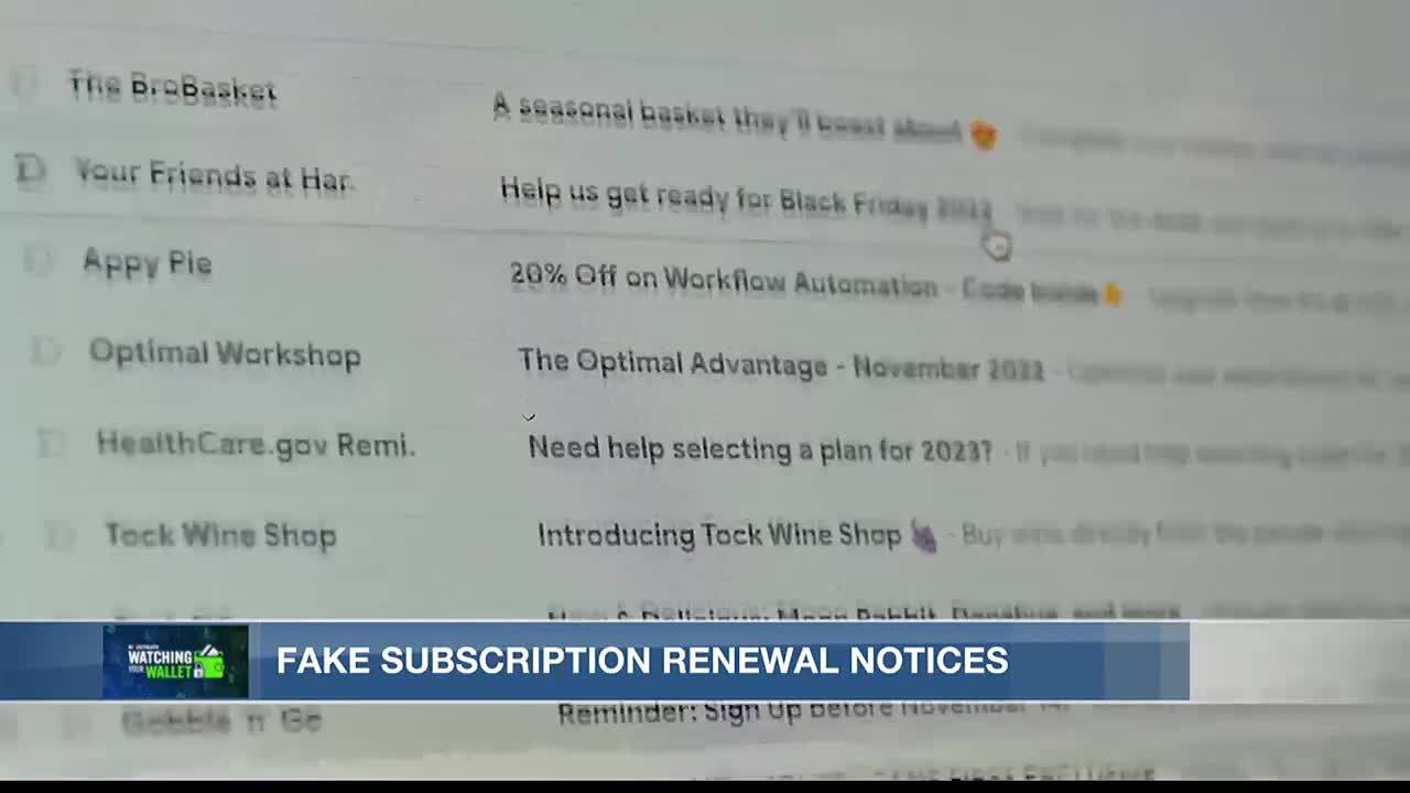 Watching Your Wallet: Recognizing fake subscription renewal notices ...