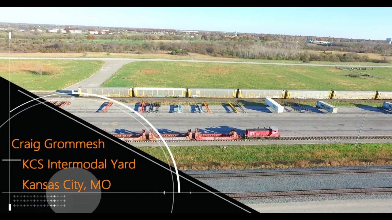 KCS intermodal HD Drone Video and train chase - YouTube