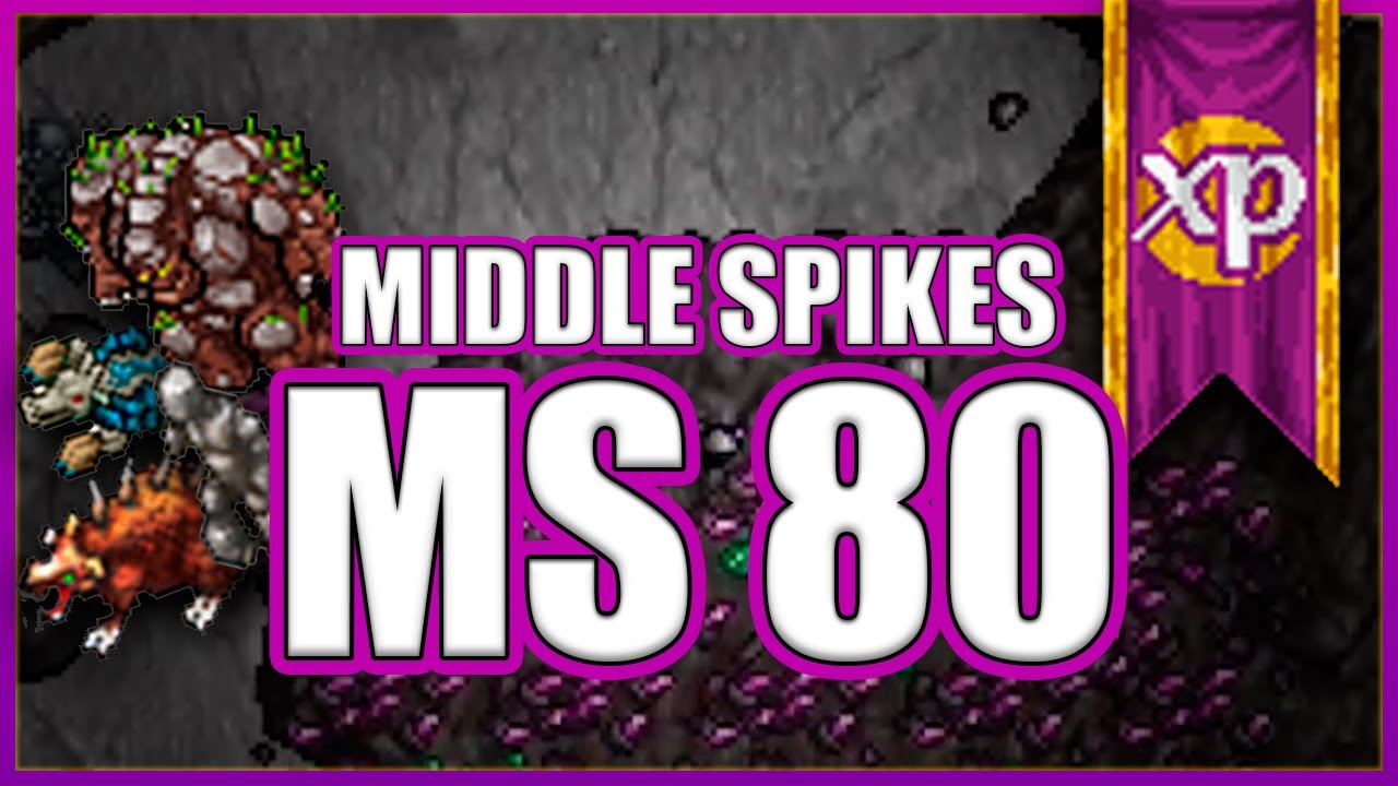 MS 80 – Middle Spikes [XP] | Where to hunt Sorcerer | Tibia - YouTube