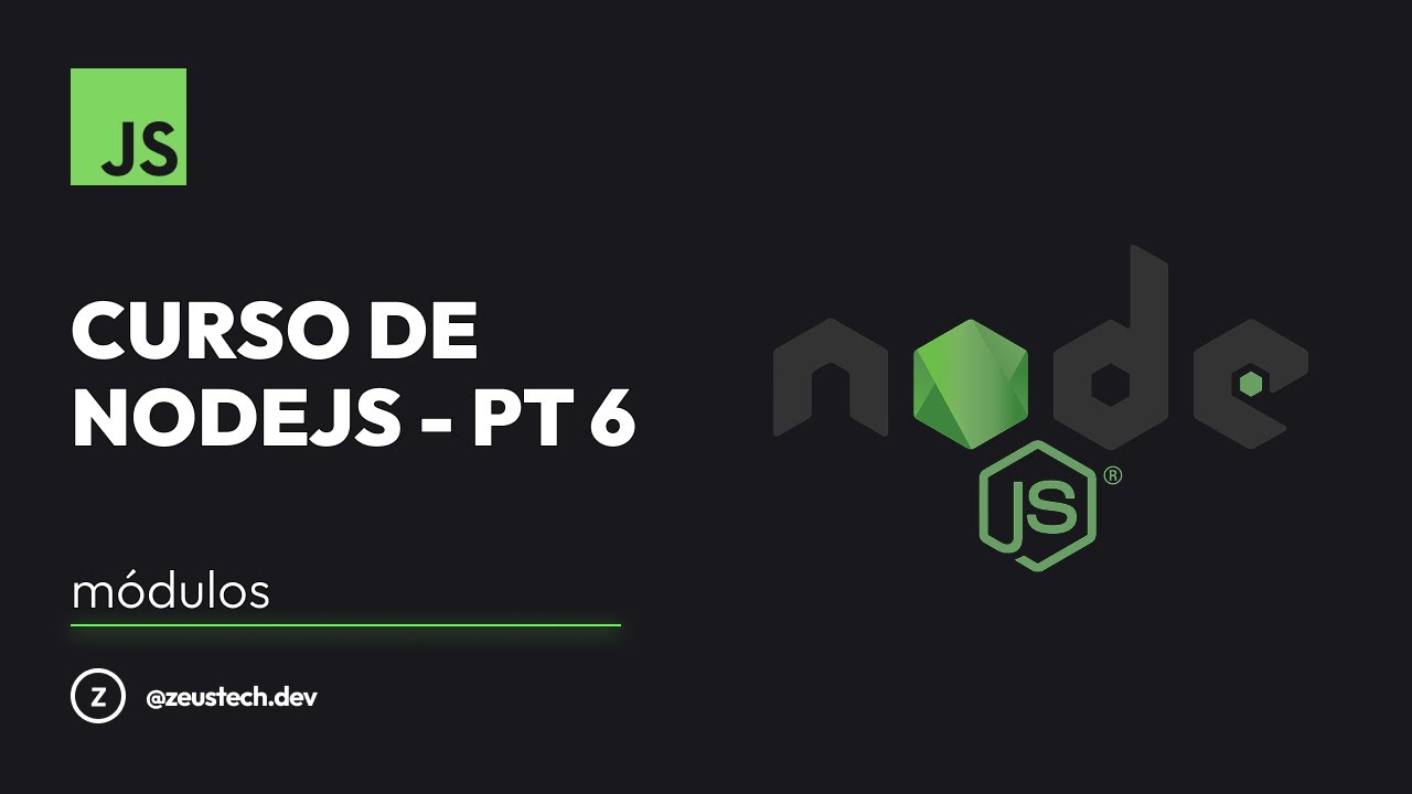 Curso de nodejs PT6 - Module ES6 - YouTube