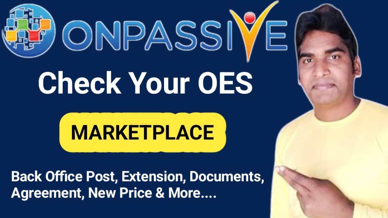 💥Check Your OES Marketplace, Information About Back Office Post, New ...