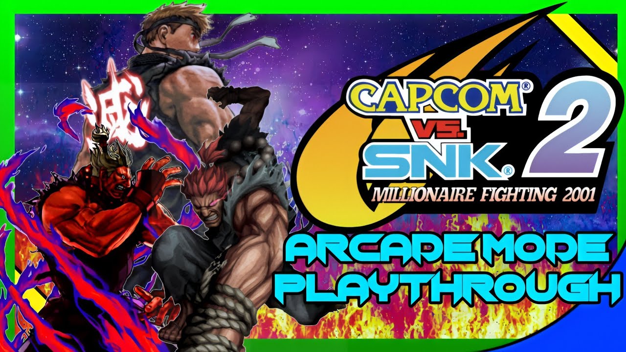 Capcom VS SNK 2 Arcade Akuma {& The satsui no hado Team} - YouTube