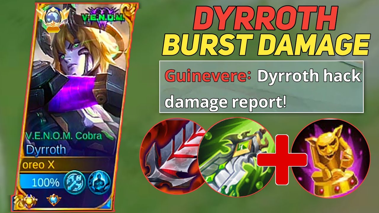 Unlocking Dyrroth's Ultimate One Hit Combo Build | Top Global Strategy ...