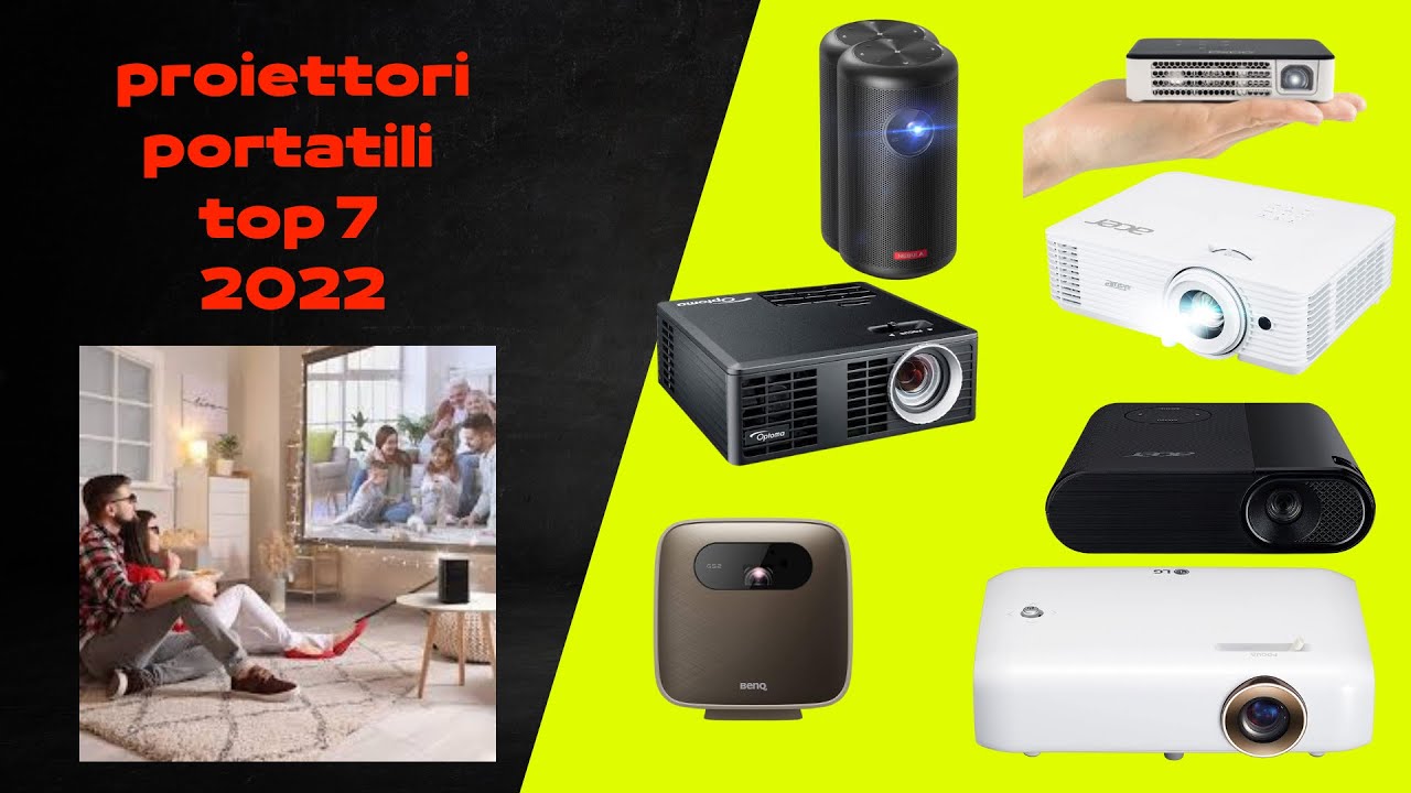 7 proiettori portatili recensione e guida all'acquisto - YouTube