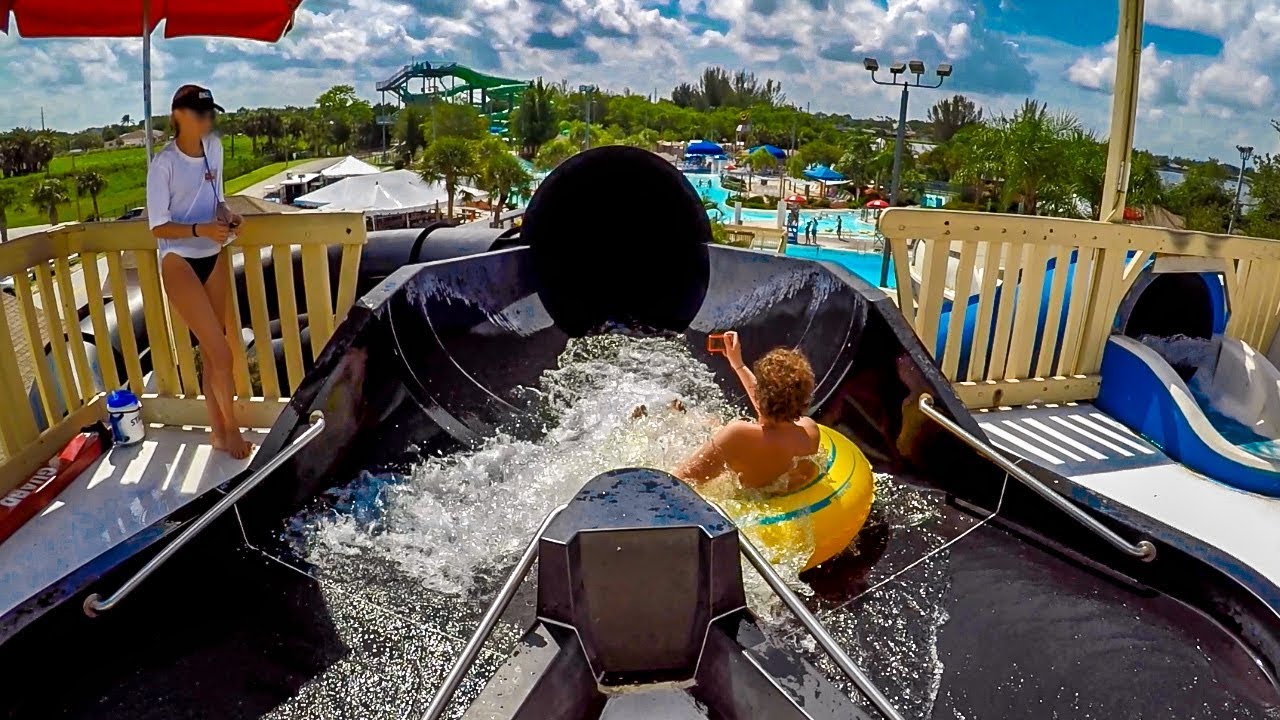 Sunsplash Family Waterpark - Cape Fear Waterslide | Raft Slide Onride ...