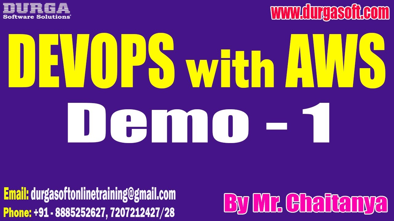 DEVOPS with AWS tutorials || Demo - 1 || by Mr. Chaitanya On 01-09-2025 @4:30PM (IST) - YouTube