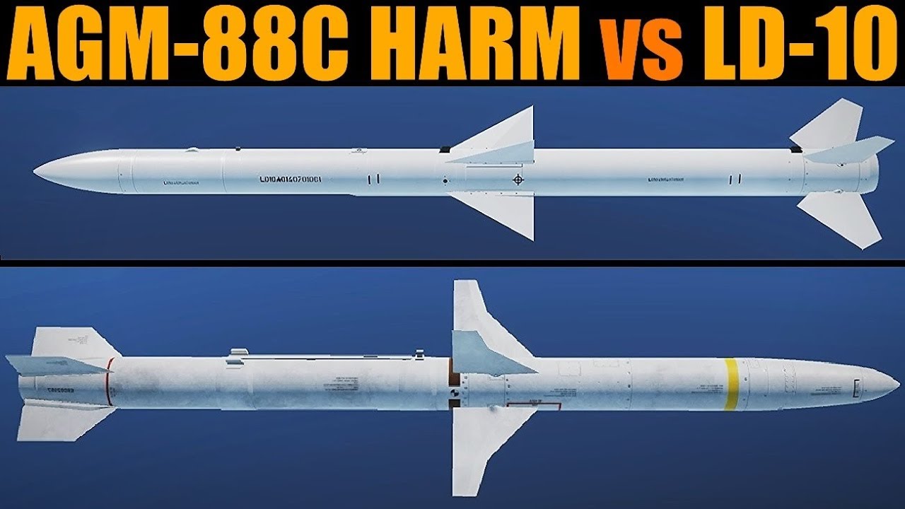 AGM-88C HARM vs LD-10: Which Is The Best Anti-Radiation Missile? | DCS WORLD - YouTube