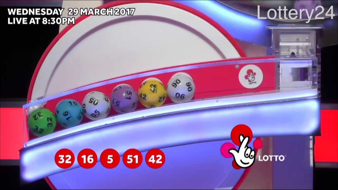 2017 03 29 UK lotto Numbers and draw results - YouTube